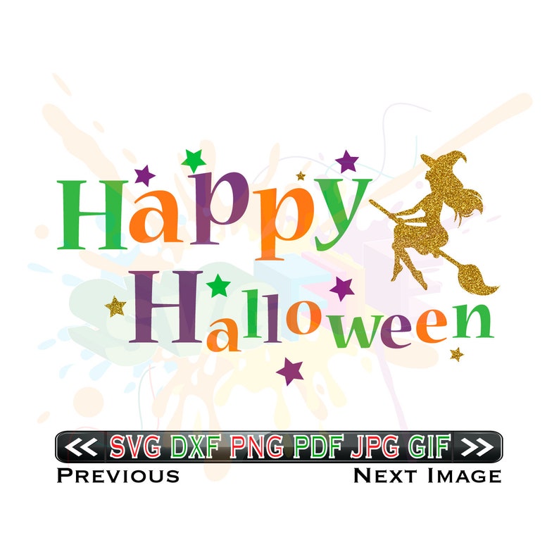 Happy Halloween SVG Files for Cricut Designs Witch Svg | Etsy