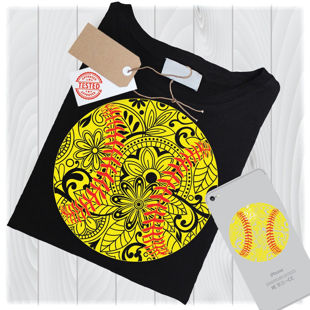 Softball Mandala Svg Files for Cricut Designs | Softball Svg ...
