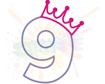 Boys 9th Birthday Svg Outer Space Svg Boys Outer Space - Etsy