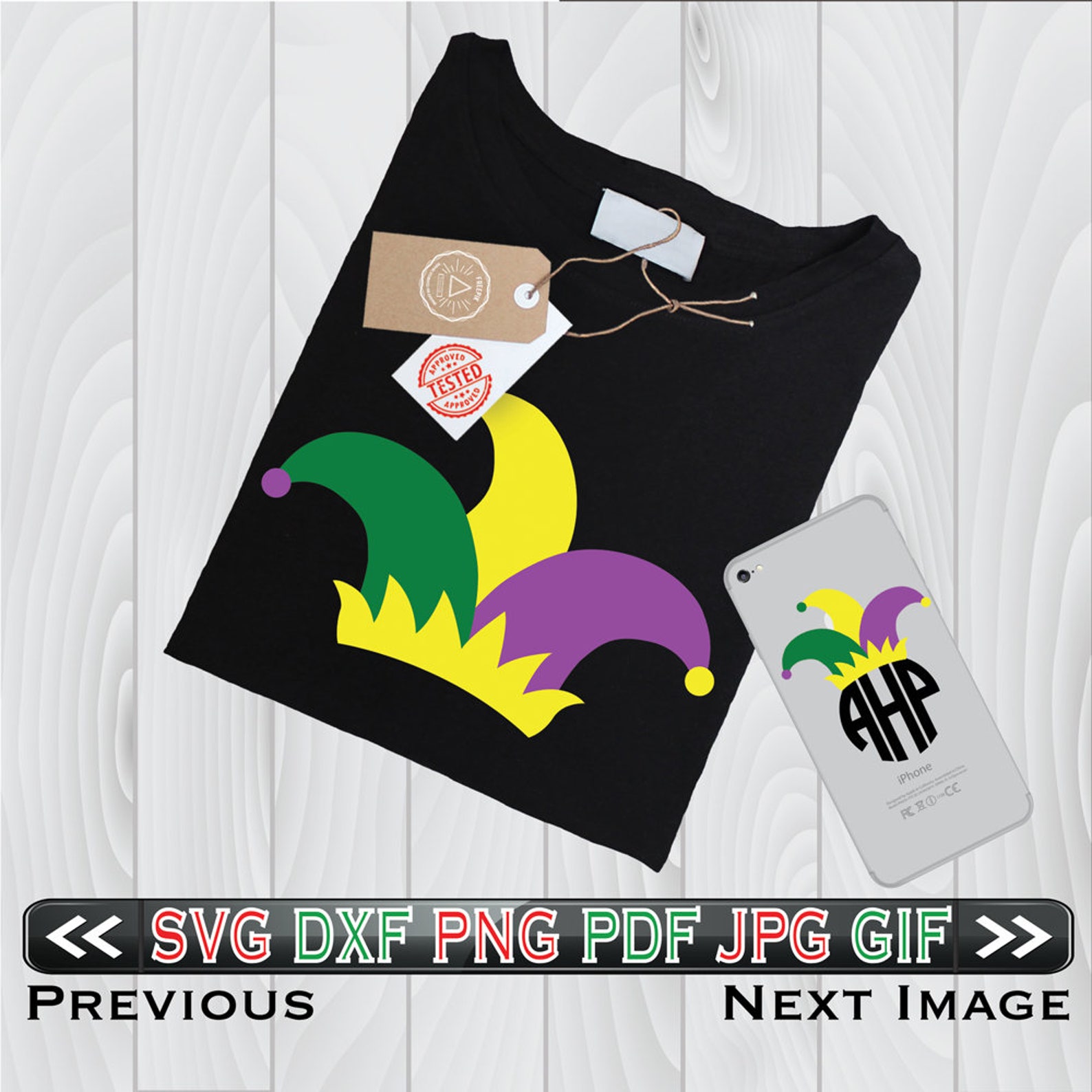 Mardi Gras SVG Files Jester Hat SVG SVG Svg Files for - Etsy