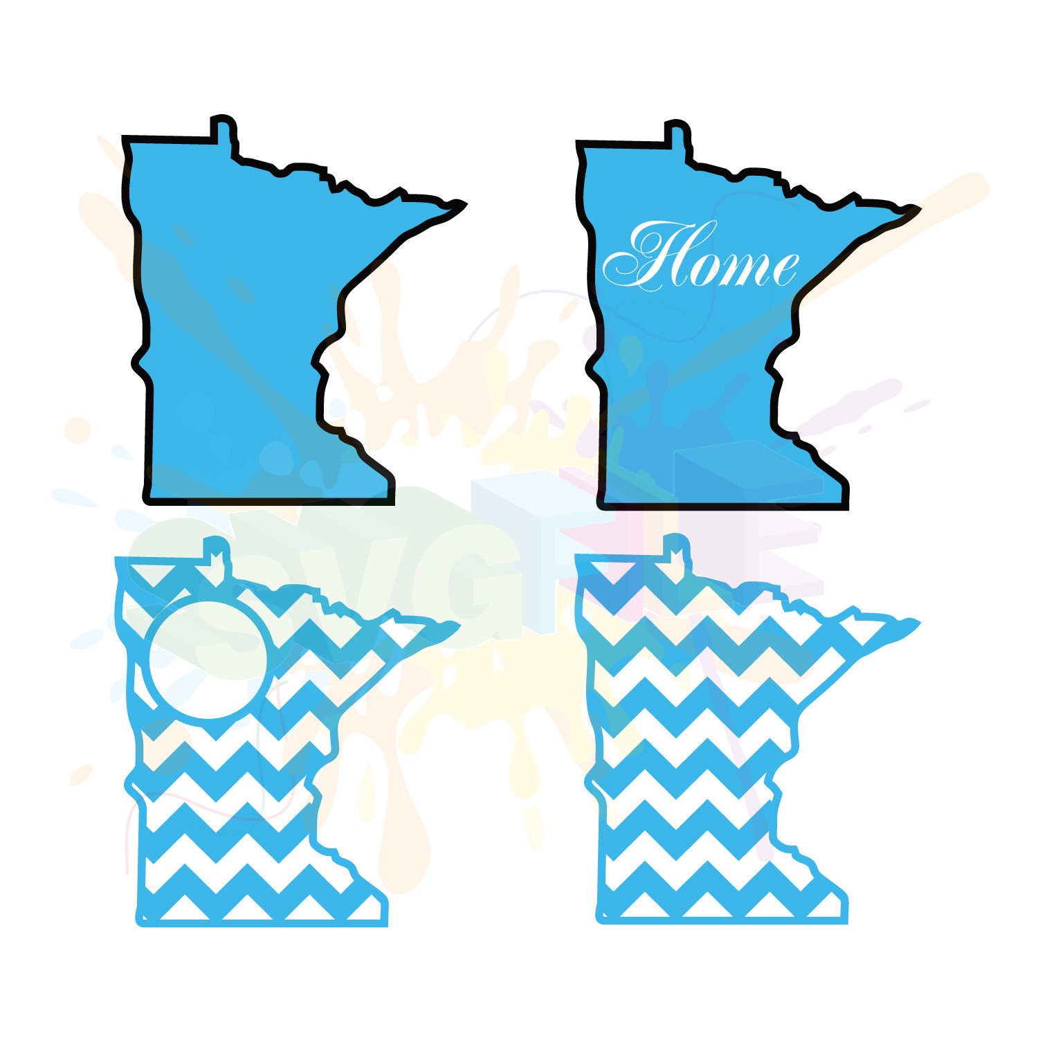 Minnesota SVG Files SVG State Svg Minnesota Cut File - Etsy