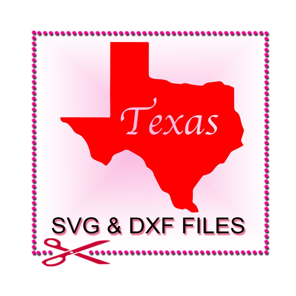 Texas SVG Files Texas Clipart Texas State SVG Texas | Etsy