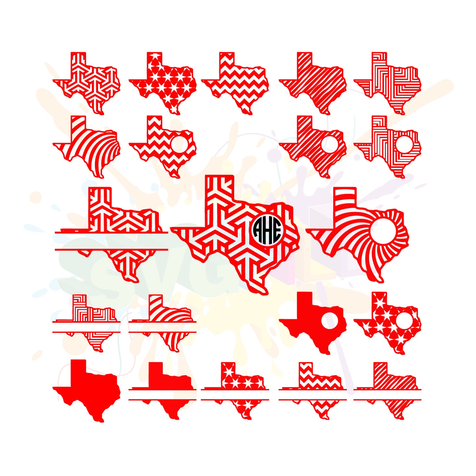Texas Svg Files for Cricut Designs Svg Cut Files Silhouette - Etsy
