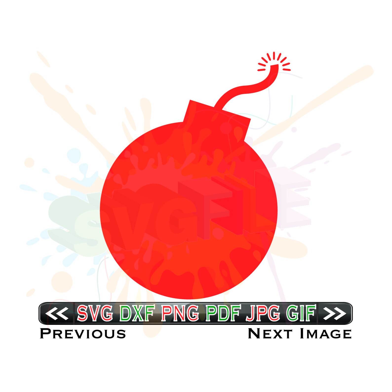 Bomb Svg Files for Cricut Designs Svg Cut Files Silhouette Svg - Etsy