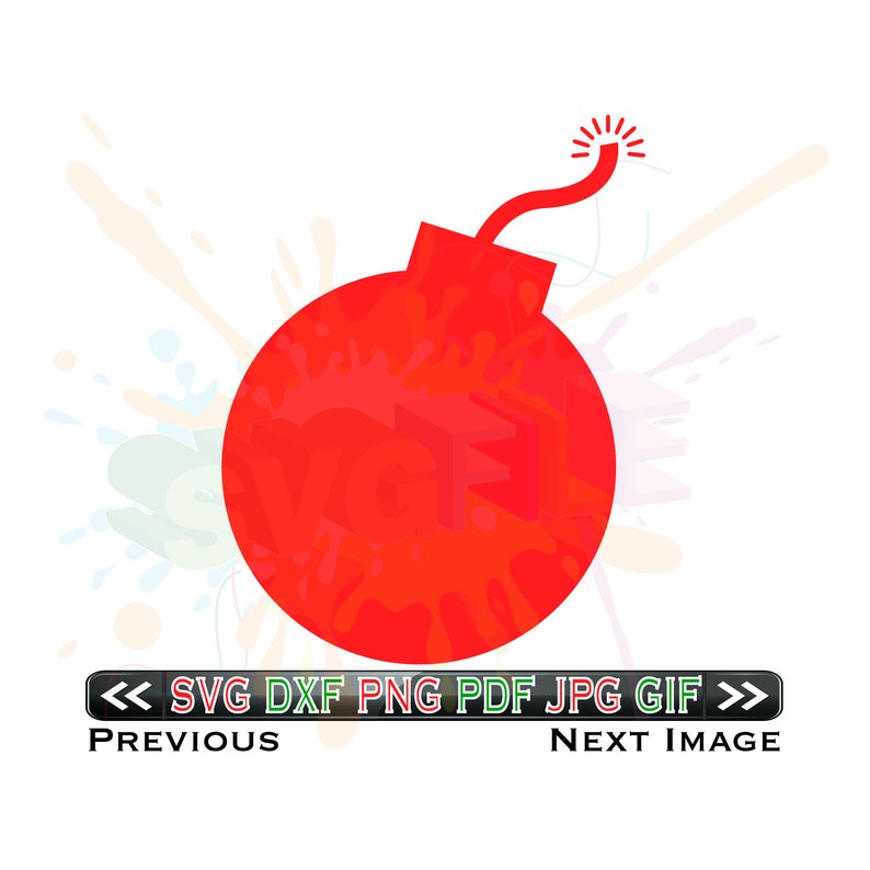 Bomb Svg Files for Cricut Designs Svg Cut Files Silhouette Svg - Etsy