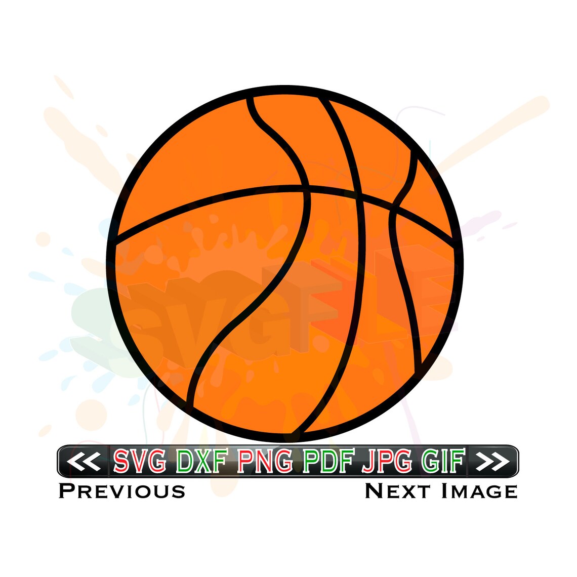 Basketball SVG Files SVG SVG File Basketball Cut File - Etsy