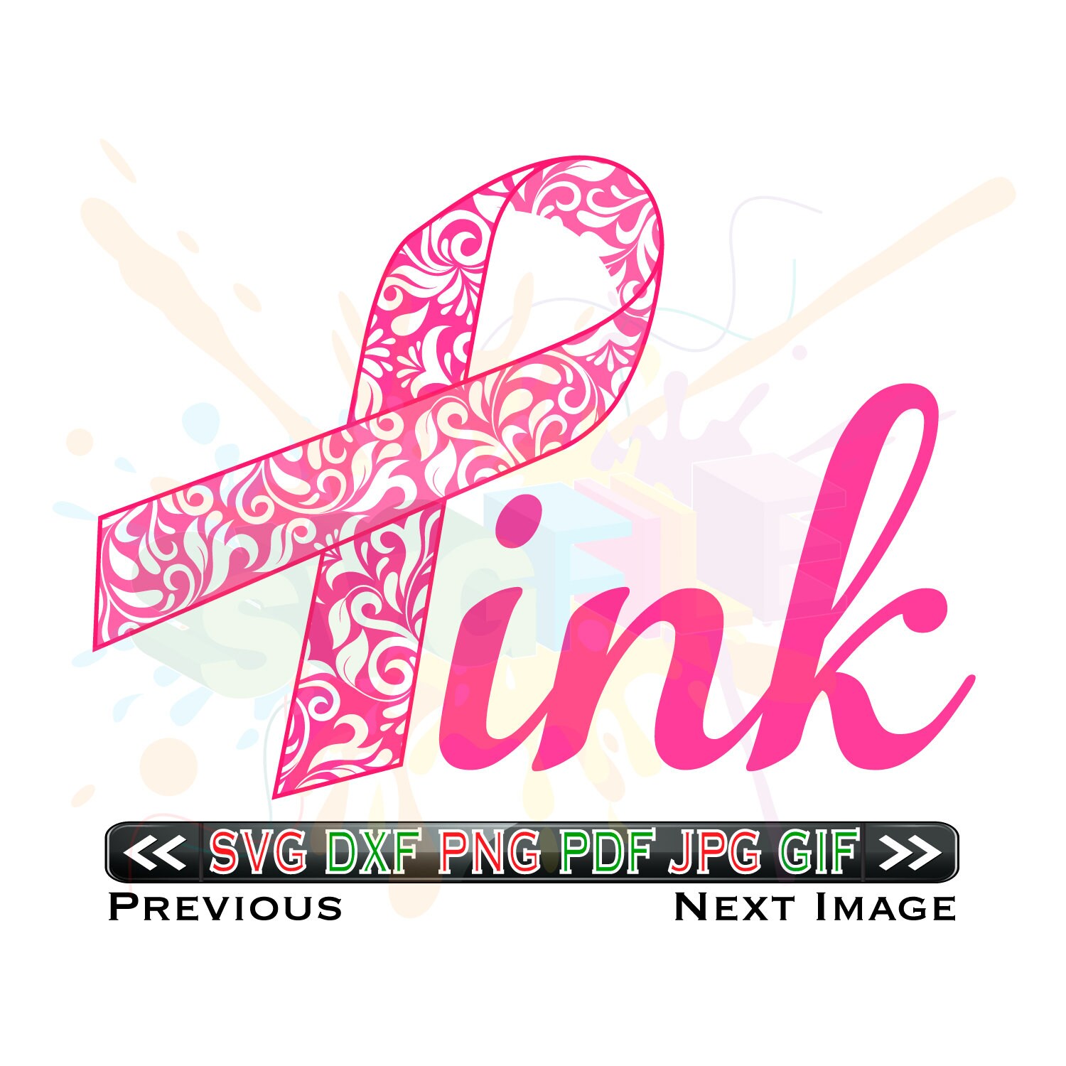 In October we wear Pink Svg Files for Cricut Designs Svg Cut | Etsy