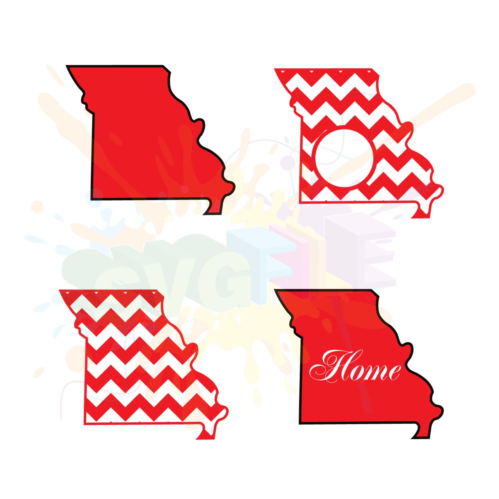 Missouri SVG Files SVG State Svg Svg File Missouri State - Etsy