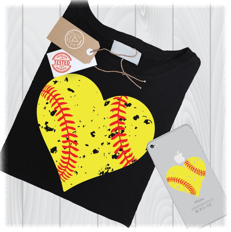Softball SVG Files Distressed SVG Commercial Use Svg - Etsy