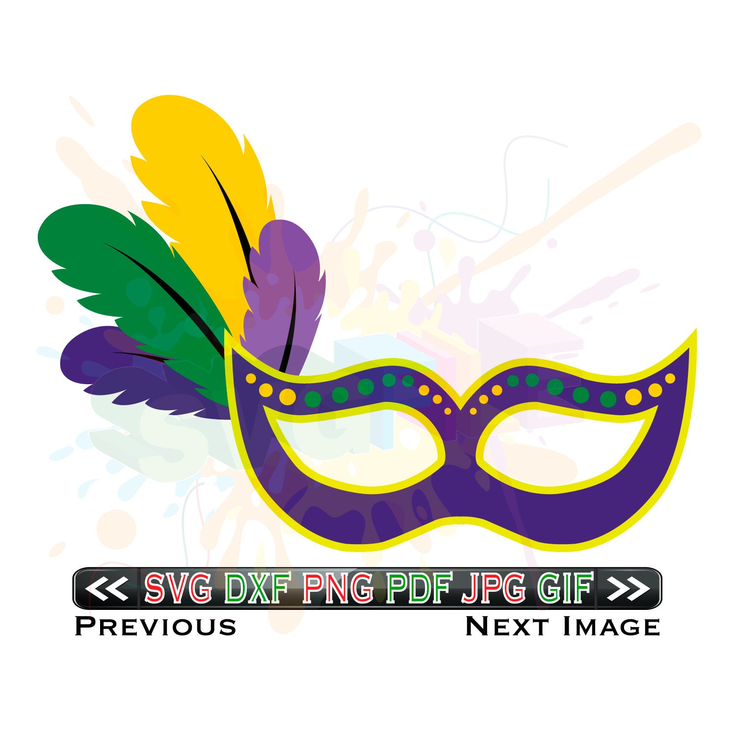 Mardi Gras Mask Svg Files for Cricut Svg Mardi Gras Svg Svg | Etsy