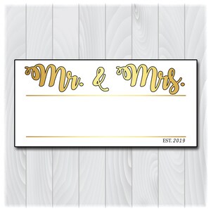 Mr and Mrs SVG Files for Cricut Designs, Wedding Sign Svg, Wedding SVG ...