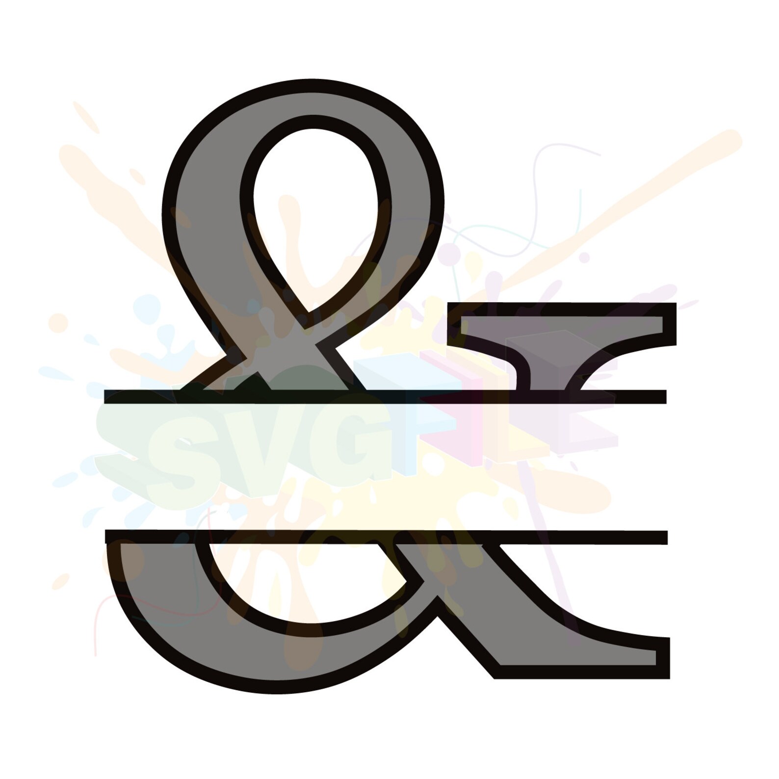 Ampersand SVG Files Monogram Svg Wedding Svg Wedding - Etsy