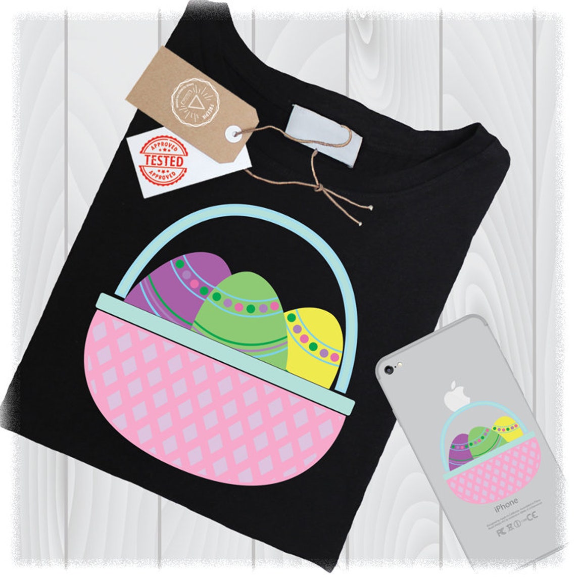 Easter Basket SVG Files Easter SVG Easter Bunny Svg Easter | Etsy