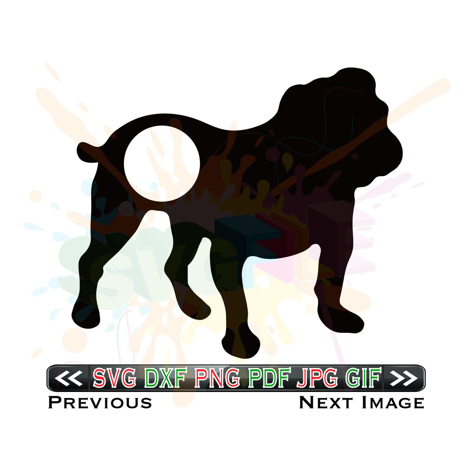 Bulldog SVG Files SVG Monogram Bulldogs SVG Bulldog - Etsy