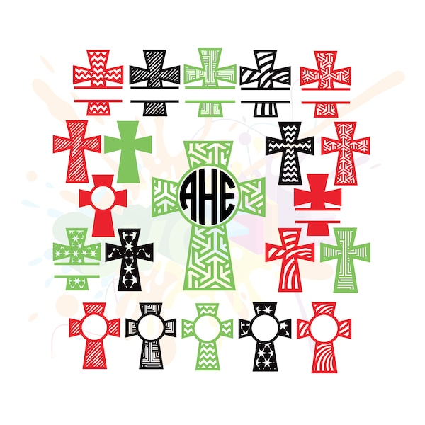 Cross Monogram - Etsy