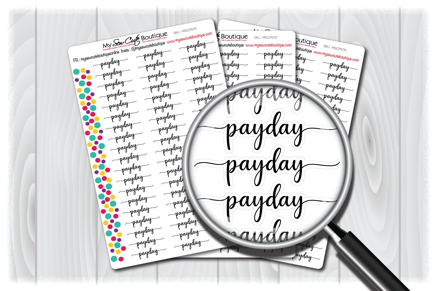 Payday Planner Stickers Payday Stickers Budget Stickers - Etsy
