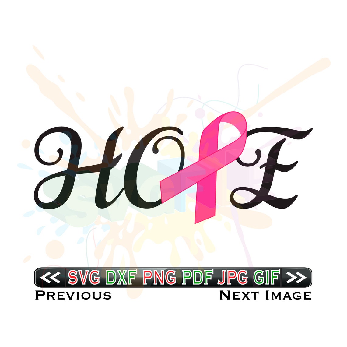 Breast Cancer Hope Svg Files for Cricut Designs Svg Cut Files - Etsy