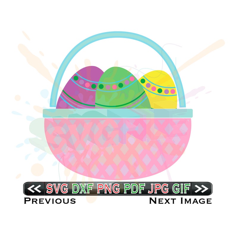 Easter Basket SVG Files Easter SVG Easter Bunny Svg Easter | Etsy