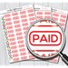 Paid Planner Stickers Paid Stickers Icon Stickers Sticker Sheet ...