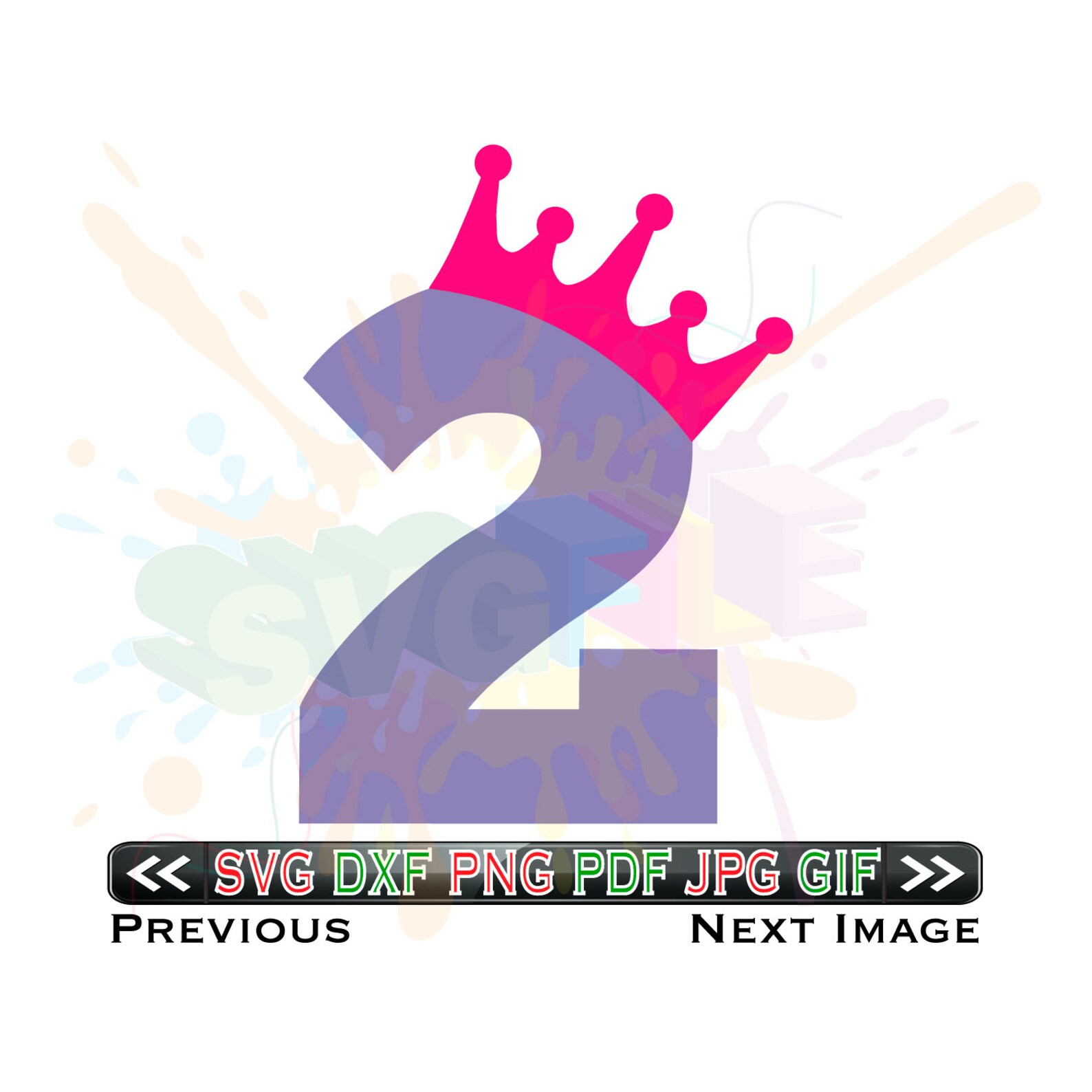 2nd Birthday SVG Files Second Birthday SVG Birthday Svg - Etsy