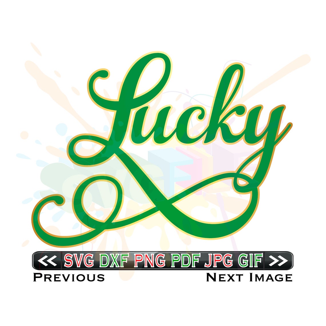 Lucky SVG Files St Patricks Day SVG Shamrock Svg Clover - Etsy