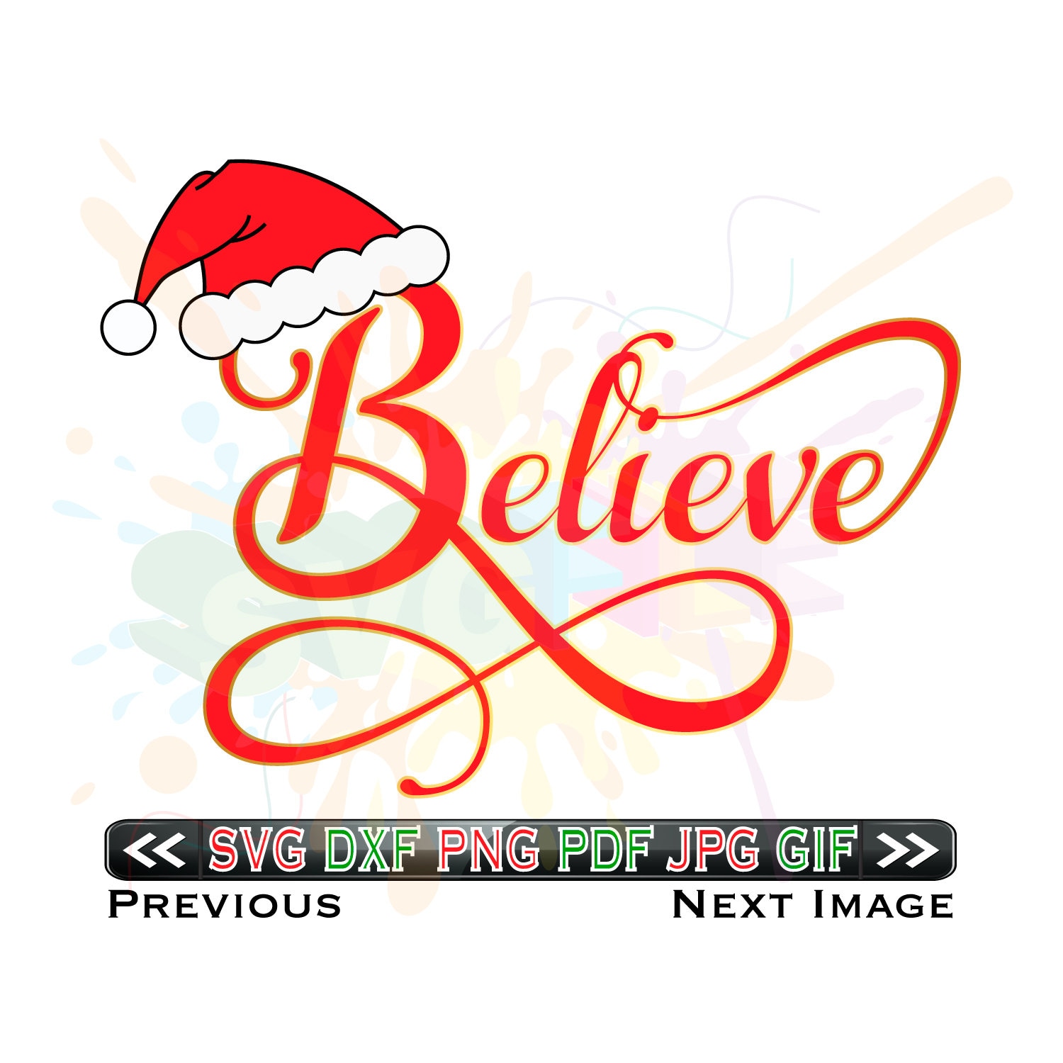 Christmas Believe SVG Files for Cricut Designs Christmas SVG - Etsy