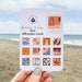 Beach Affirmation Cards With Wooden Stand: Boho Inspirational Deck - Etsy