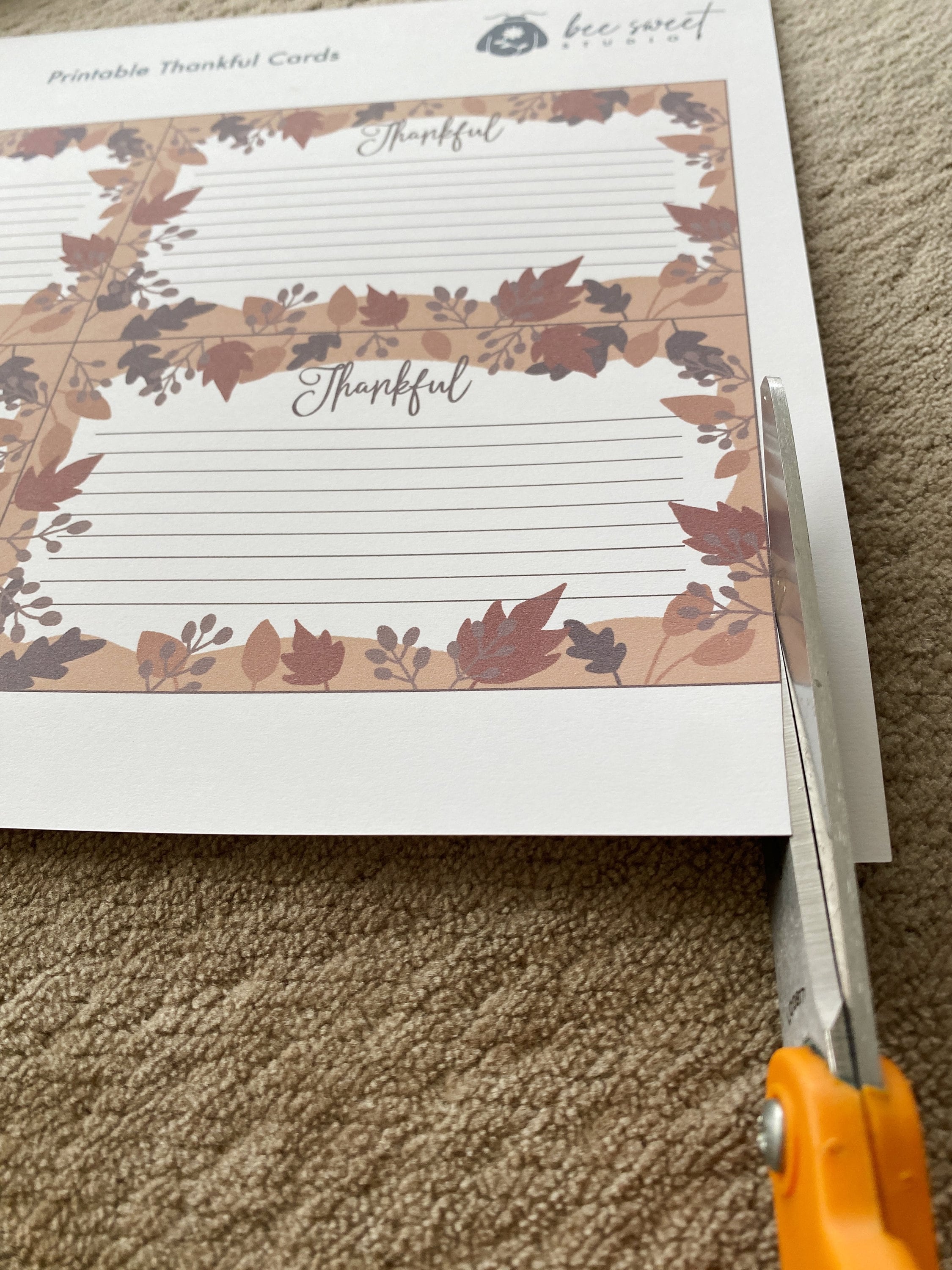 Thankful Cards Printable, Thanksgiving Table Cards Download, Thankful ...
