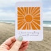 Beach Affirmation Cards With Wooden Stand: Boho Inspirational Deck - Etsy