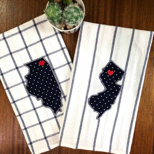 State Applique - Etsy