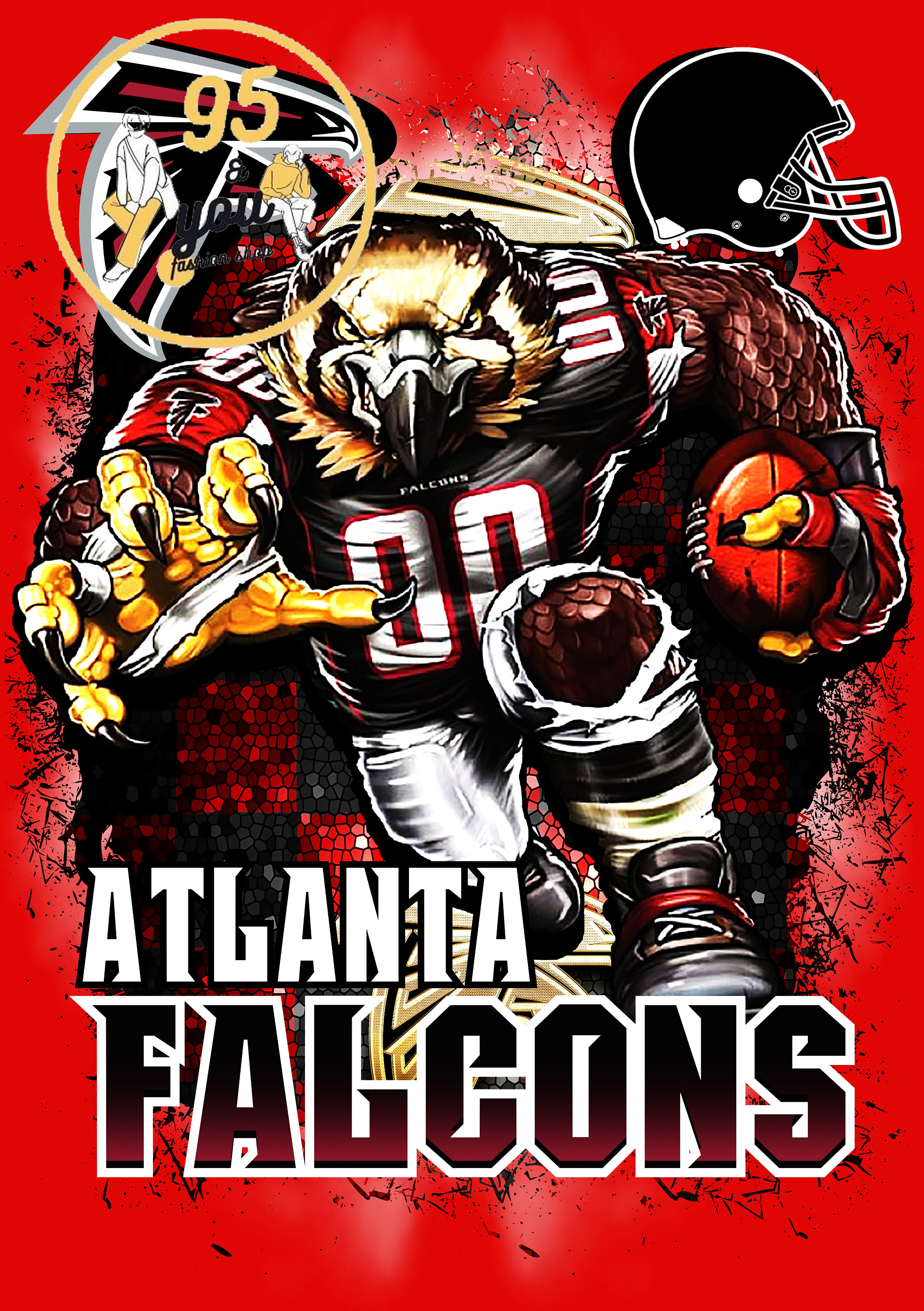 Falcons Mascot Artwork