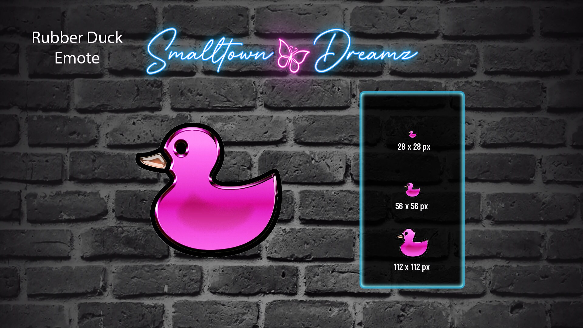 Pink Rubber Duck Emote - Etsy
