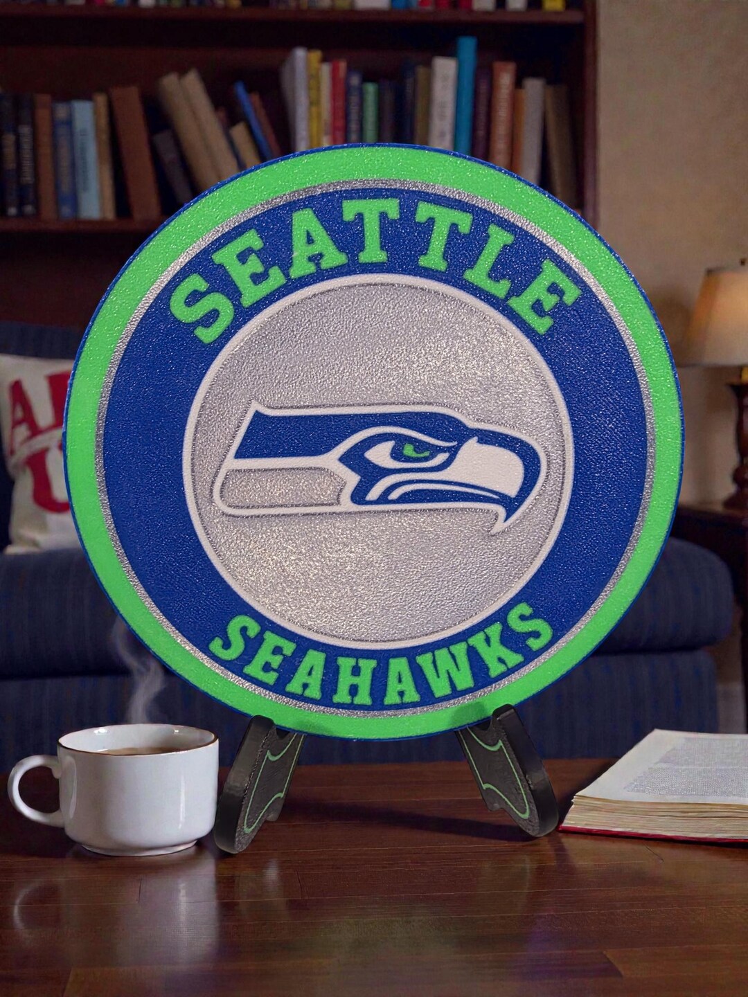 Seattle Seahawks 3D Printed Sign – Layered Fan Decor - Etsy