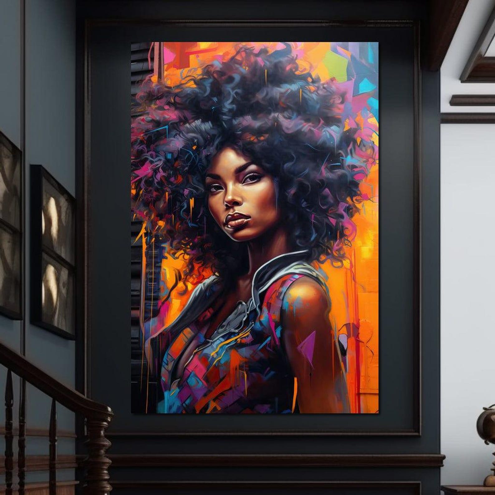 Onyx Oracles - Cole Williams: Afrocentric Art | Vibrant Wall Art | Hip ...