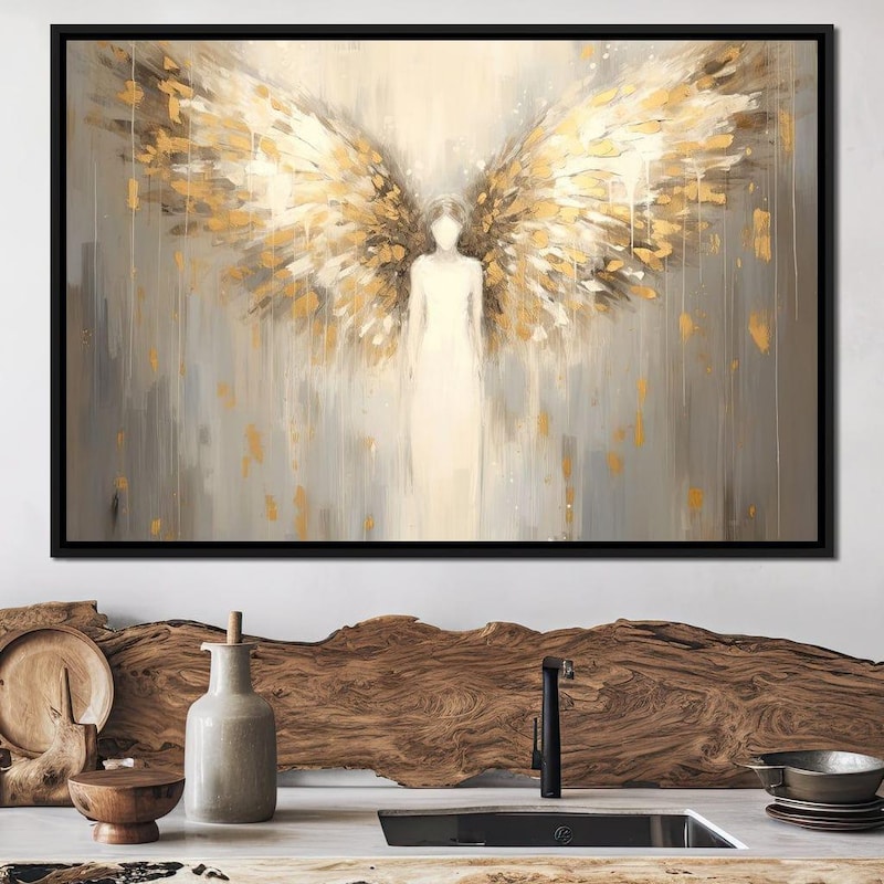 Abstract Angel Art - Etsy