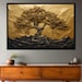 Golden Tree of Life: Gold Wall Art | Nature Home Decor | Spiritual ...