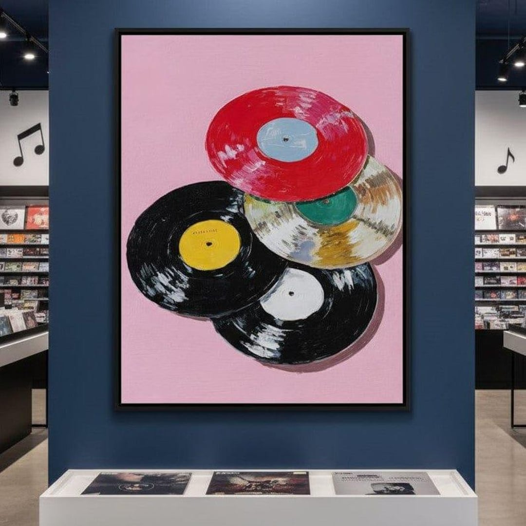 Retro Vinyl Record Pop Splash: Vintage Album Art | Music Lover Home ...