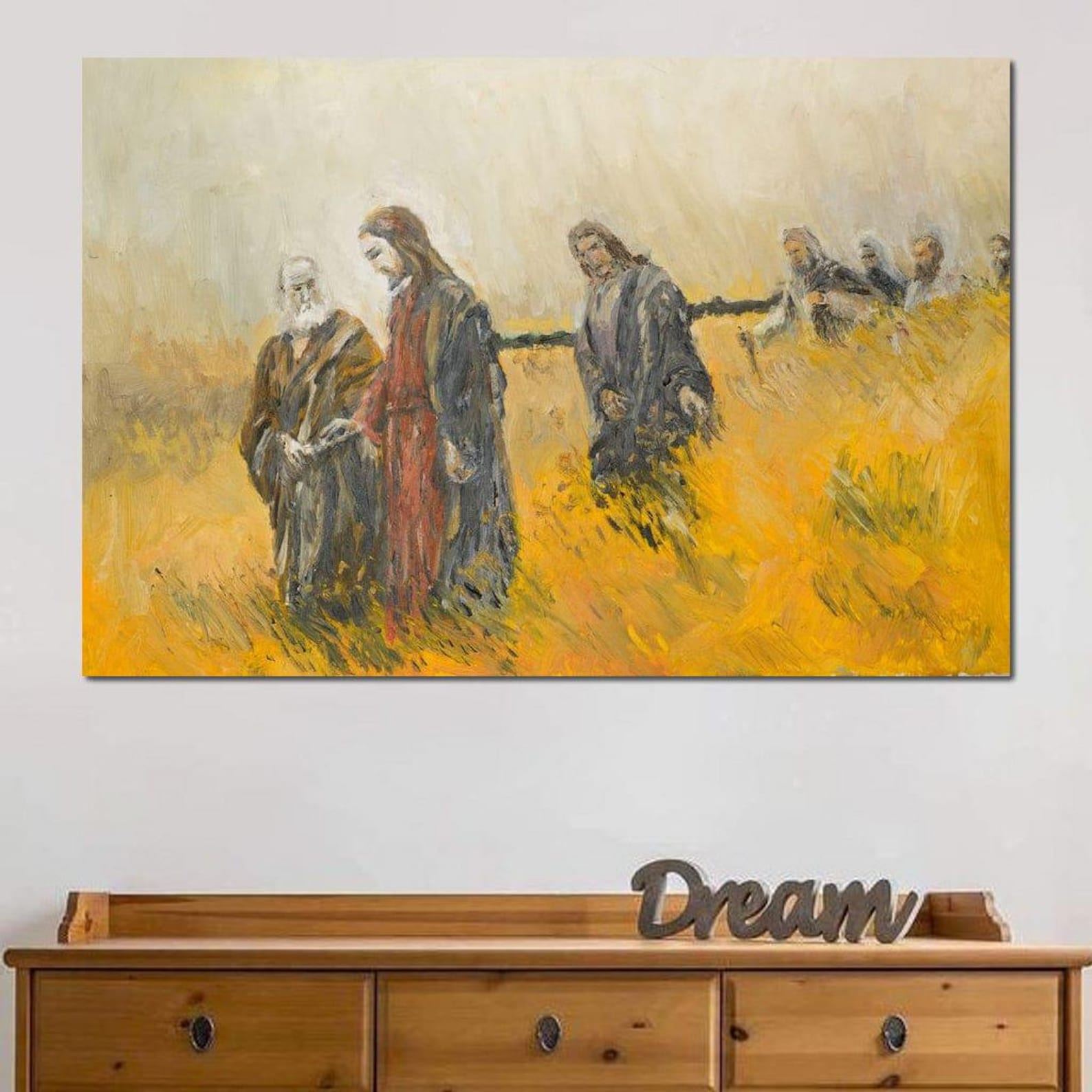 Religious Scene: Christian Art | Biblical Themes | Spiritual Decor ...