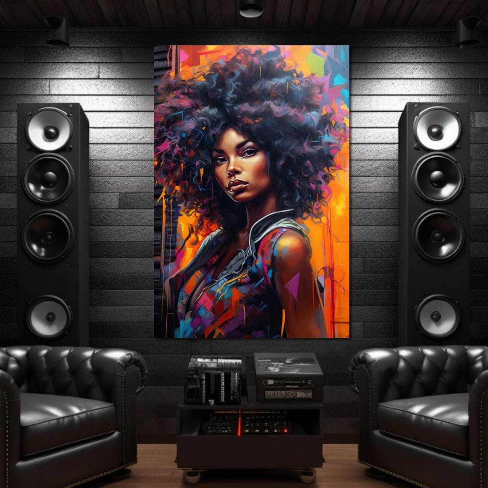 Onyx Oracles - Cole Williams: Afrocentric Art | Vibrant Wall Art | Hip ...