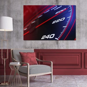 Speedometer: Speedometer Art, Wall Art, Modern Decor, Car Aesthetic ...