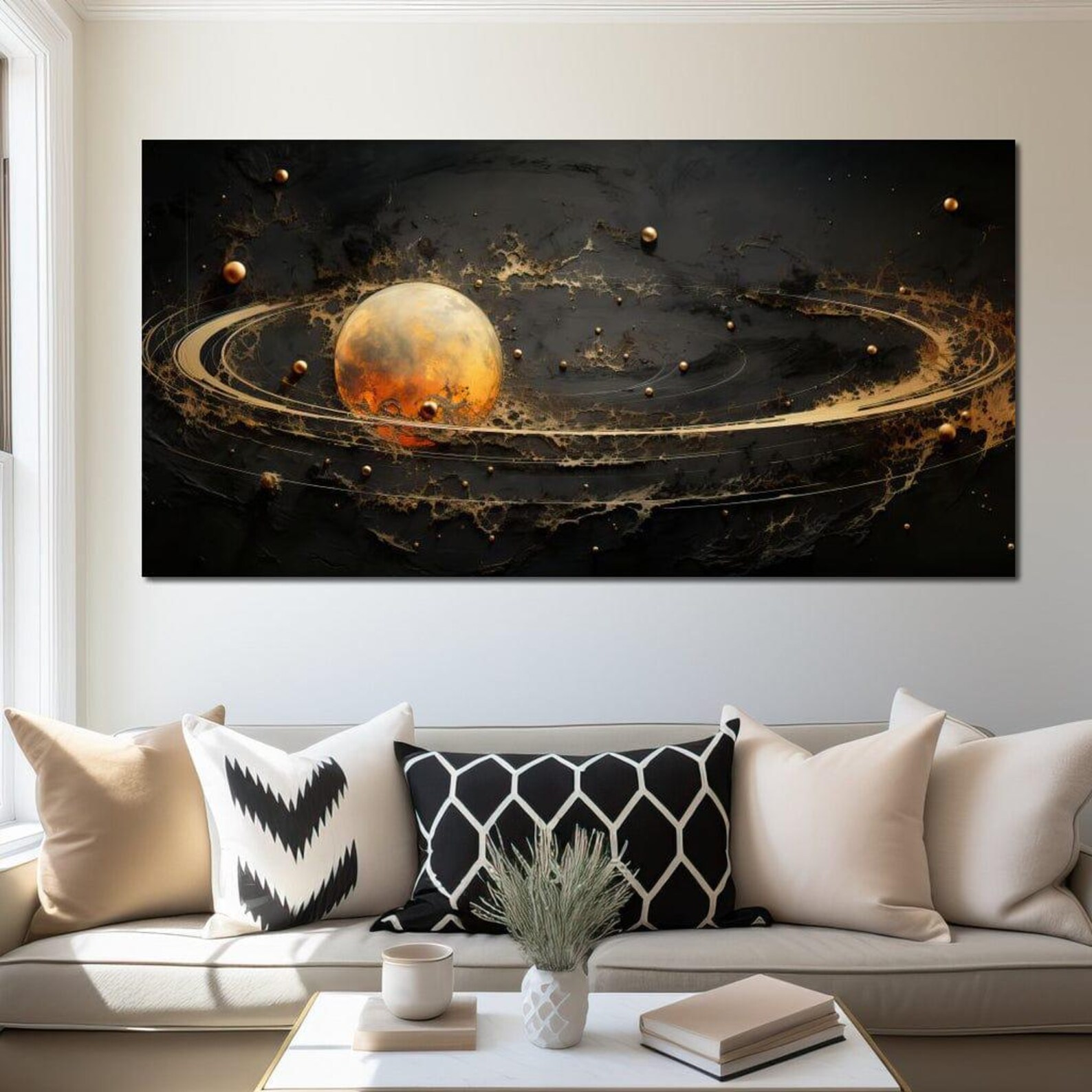 Golden Morningstar - Tanni Cylon: Space Art | Celestial Prints ...
