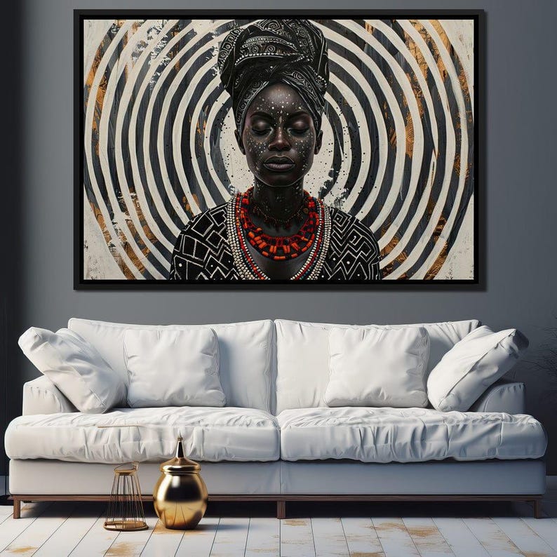 Spirals of Serenity Queen - Sakeem Gibbs: African Queen Art, Tribal ...
