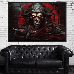 Night of Terror - Raven Blackwood | Gothic Skull Artwork | Dark Fantasy ...