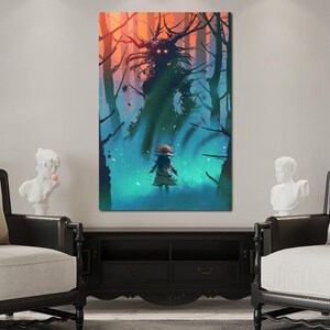 Witch in the Woods: Dark Fantasy Forest Art | Mystic Woods | Enchanted ...