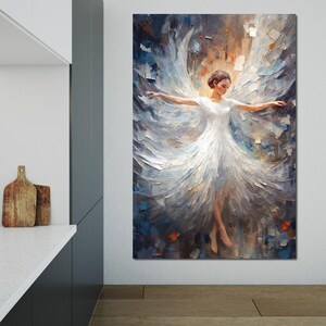Muse of Motion: Dance Artwork | Ballet Painting | Ethereal Angelic ...