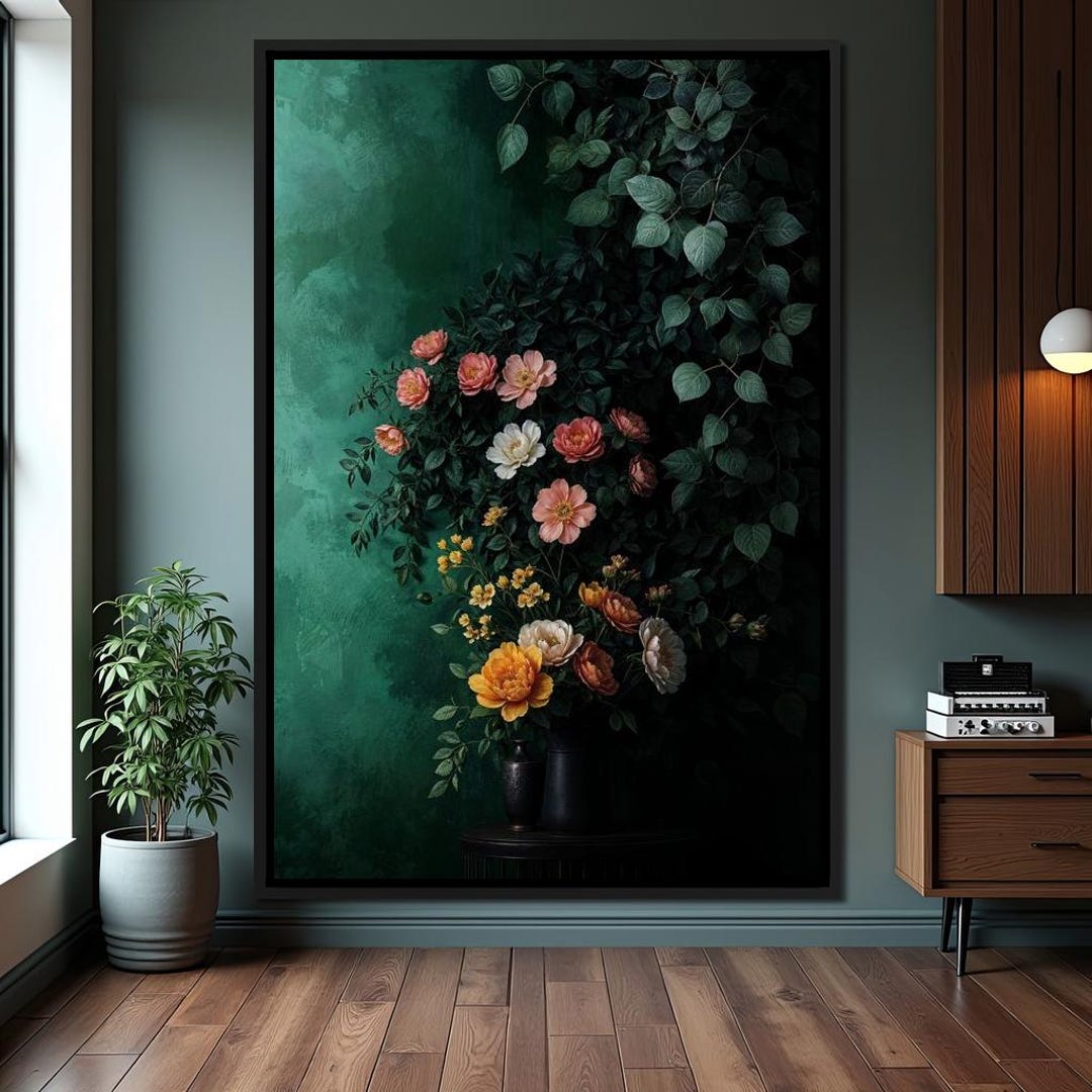 Wildflower Reverie Vintage Botanical Wall Art Cottagecore Decor Boho ...