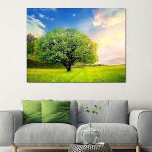 Spring Prairie: Serene Green Landscape Wall Art | Nature Photography ...