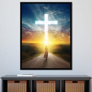 Faith Road: Inspiring Christian Wall Art | Spiritual Decor | Sunset ...