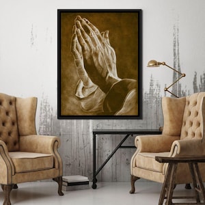 Praying Hands: Faith Wall Art | Religious Home Decor | Spiritual ...