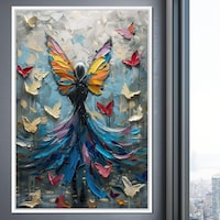 Crystal Butterfly Canvas - Etsy